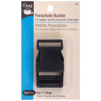 Dritz Quick Release Parachute Buckle for 1" Strap - Black by Manhattan ...